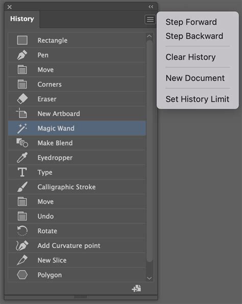 Undo Edits And Manage Design History In Illustrator