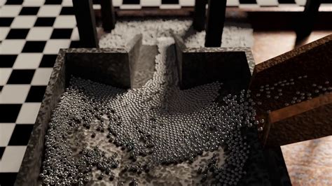 Bb Simulation With Molecular Script Addon Blender3d Youtube