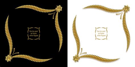 독특한 3 차원 텍스트 분배기 모서리 프레임 테두리 및 장식 디자인 요소 시리즈 뒤집을 때 프레임으로 사용할 수 있습니다 금