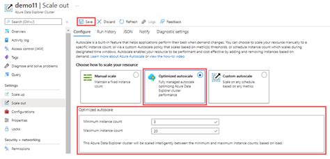 Manage Cluster Horizontal Scaling Scale Out To Match Demand In Azure