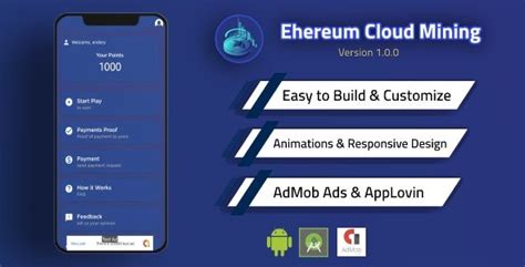 Ethereum Mining App With Admin Panel And Admob Clean Codz