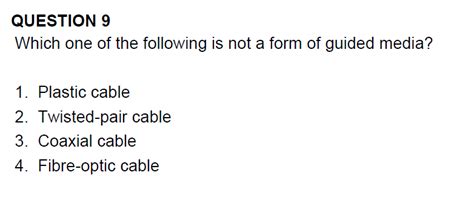 Solved Question 1 Which One Of The Following Statements