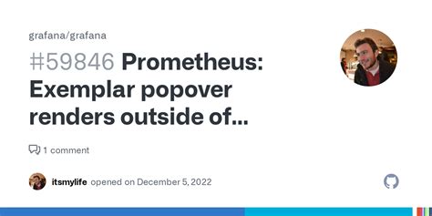 prometheus exemplar popover renders outside of viewport · issue 59846