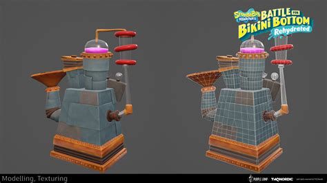 Lukas Ott 3d Artist Spongebob Rehydrated Characters