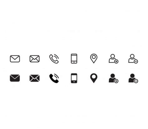 دانلود وکتور لایه باز مجموعه آیکون تماس و کاربر برای وب سایت و اپلیکیشن دانلود فایل های گرافیکی