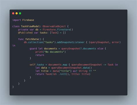 Integrating Google Firebase With SwiftUI A Comprehensive Introduction