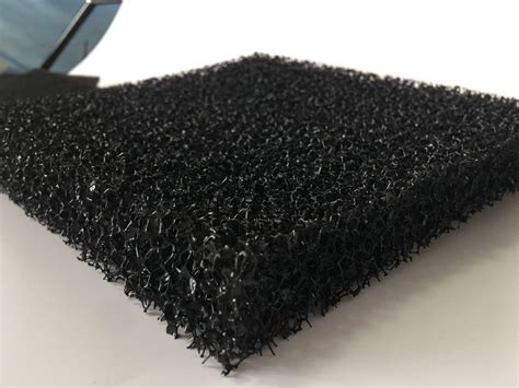 2mm 30ppi Foam Filter Material Rohs Activated Carbon Foam Sheet