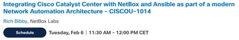 Rich Bibby On Linkedin Ciscoliveemea Netbox Ansible