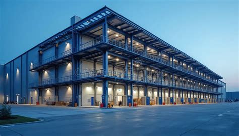 Modern Logistics Warehouse Building With Steel Structure Multiple