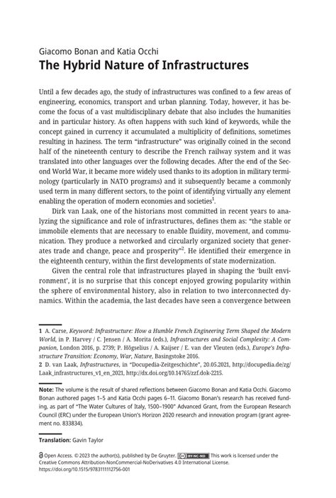 Pdf The Hybrid Nature Of Infrastructures