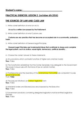 PRACTICAL EXERCISE Corrected Exercise Oct Th Pdf