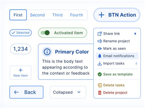 React Ui Kit Outlined Styled Components By Roman Kamushken For Setproduct On Dribbble
