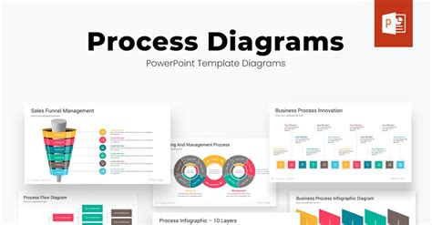 Process Diagrams PowerPoint Template Design TemplateMonster