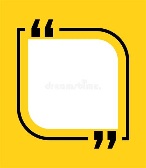 Quote Box Frames Set Textbox Frame Design Template Stock Illustration
