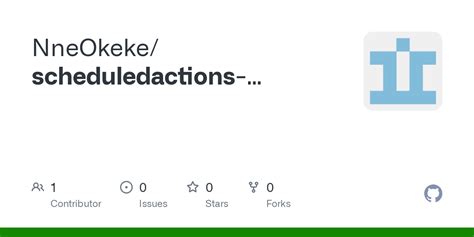 Github Nneokekescheduledactions Sample Project