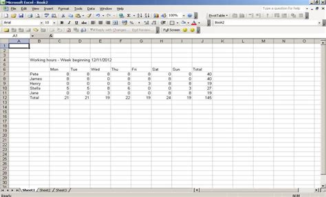 Formatting In Excel