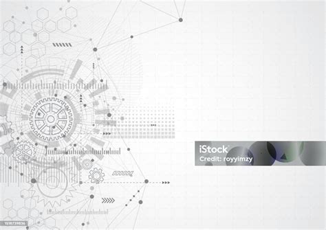 추상 기어 휠 메커니즘 배경 기계 기술 벡터 일러스트레이션 개념에 대한 스톡 벡터 아트 및 기타 이미지 개념 개념과 주제 건설 산업 Istock