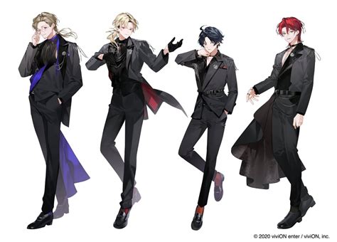 Fuwa Tokihito Tokito Ichiya Tsuyuri Azuma And Sakurakoji Nika Clock