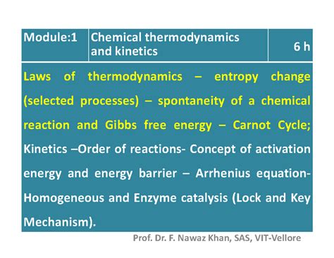 15 Enthalpy Heat Capacity Application Of 1st Law To The Expansion Work 27 09 2023 Module 1