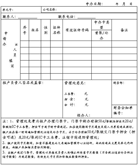 门禁卡申请书八篇 范文118