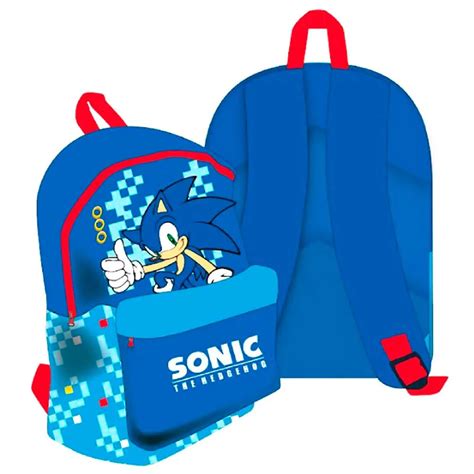 Sega 40 Cm Sonic Backpack Blue Techinn