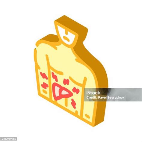 간 남자 질병 아이소 메트릭 아이콘 벡터 일러스트 레이 션 3차원 형태에 대한 스톡 벡터 아트 및 기타 이미지 3차원 형태 간염 결핵균 Istock