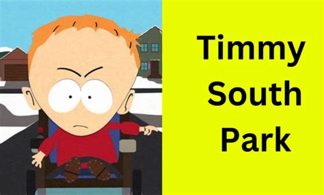 Timmy South Park 2000 Disability And Best Moments
