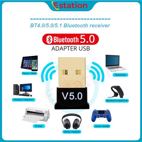 Jual Usb Bluetooth Pc Receiver V5 0 V5 1 Dongle Adapter Bluetooth Usb Receiver Dongle V5 0 V5