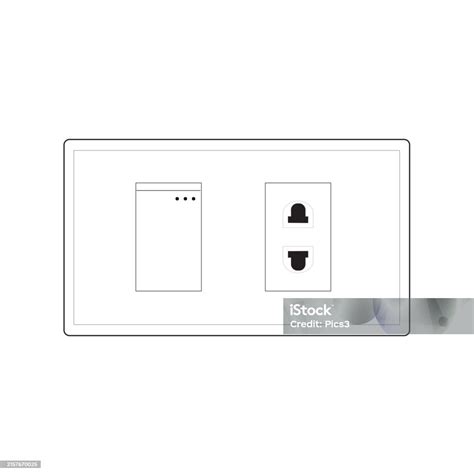 미국 벽면 전기 스위치 소켓 전원 콘센트 250v 16a 태국 필리핀 베트남 0명에 대한 스톡 벡터 아트 및 기타 이미지 0명 벡터 산업 Istock