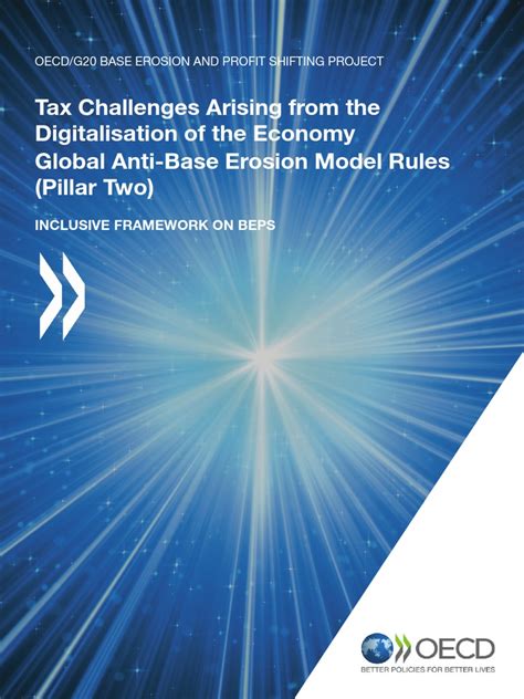 Tax Challenges Arising From The Digitalisation Of The Economy Global Anti Base Erosion Model