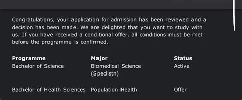 Conditional Offer Runiversityofauckland Conditional Offer Runiversityofauckland