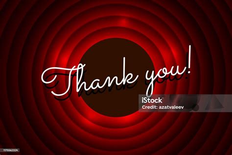 스포트라이트 빔 조명 과 빨간 영화 엔딩 커튼 배경에 당신에게 필기 제목을 감사합니다 오래 된 영화 홍보 발표 벡터 복고풍 포스터 템플릿 일러스트 감사합니다에 대한 스톡