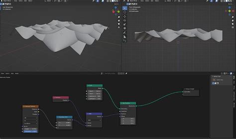 Geometry Nodes Don T Displace Edges Of Grid Basics Interface Blender Artists Community