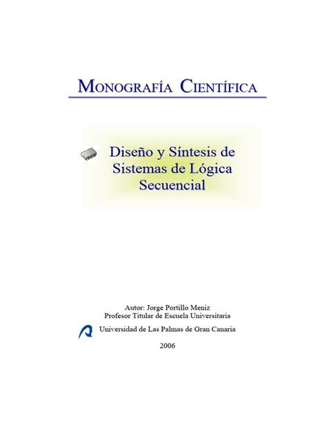 Diseño Y Síntesis De Sistemas De Lógica Secuencial Pdf Diseño Electronico Electrónica Digital