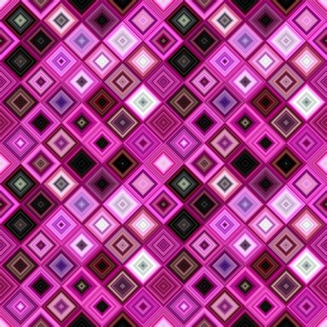 Purple Geometrical Abstract Diagonal Square Pattern Vector Tile Mosaic Background Graphic
