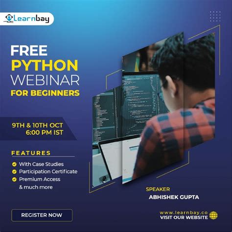 Free Python Webinar For Beginners Webinar Myself Essay Critical Essay