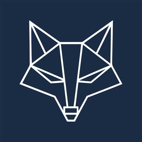 Wolf Outline Style Logo Design Wild Wolf Illustration 57527756 Vector