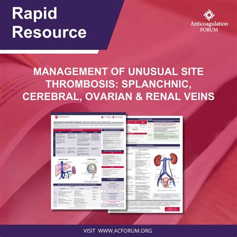 Anticoagulation Forum On Linkedin Anticoagulation Thrombosis