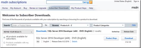 How To Download Sql Server 2016 Developer Edition For Free