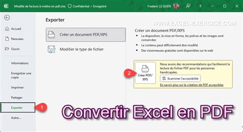 Convertir Un Document Excel En Pdf Gratuitement