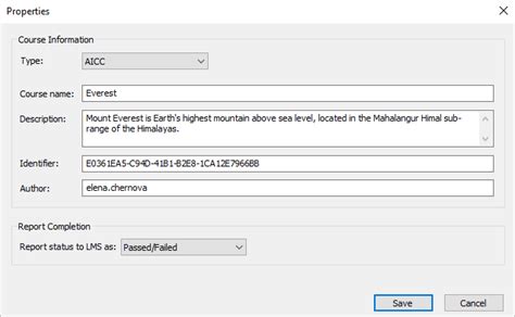 Lms Profile Settings
