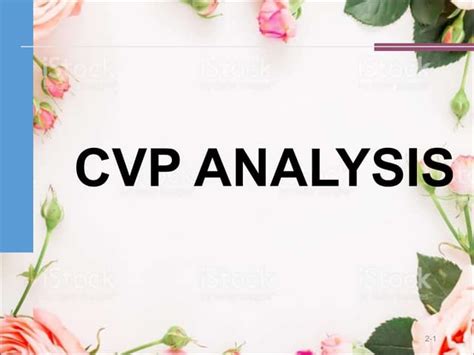 3 Cvp Analysis Ppt