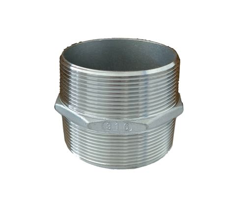 Stainless Steel Female Male Thread Pipe Fittings Bspt Npt And Ss304 316