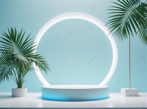흰색 연단 빛나는 아크 문 공상 과학 높은 3d 디스플레이 연단 배경 추상 3d 실버 실린더 받침대 배경 일러스트 및 사진