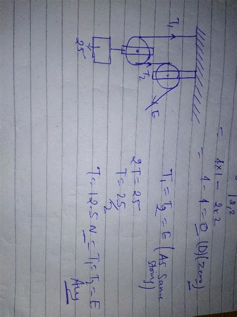 Q2 A I Ook The Figure And Calculate The Magnitude Of Effort E And The Value Of Tensions T 1