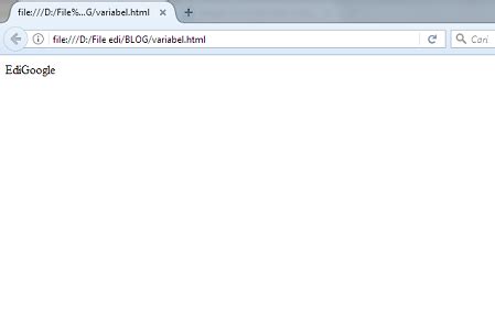 Variabel Javascript