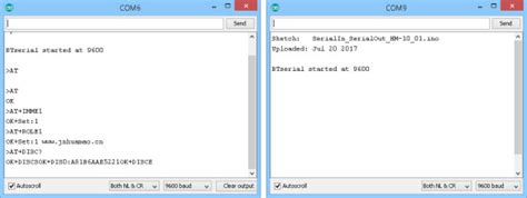 Arduino To Arduino Communication Using Hm 10s Martyn Currey