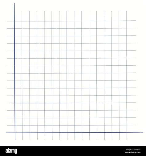 Grid Paper Mathematical Graph Cartesian Coordinate System With X Axis Y Axis Squared