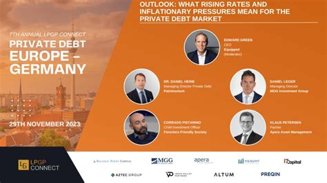 Embarking On A Day Of Discussions At The Lpgp Connect 7th Annual Private Debt Event In Europe