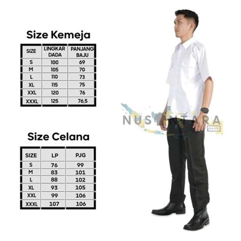 Jual Seragam Dinas Pns Setelan Hitam Putih Pns Baju Pemda Pria Kemeja